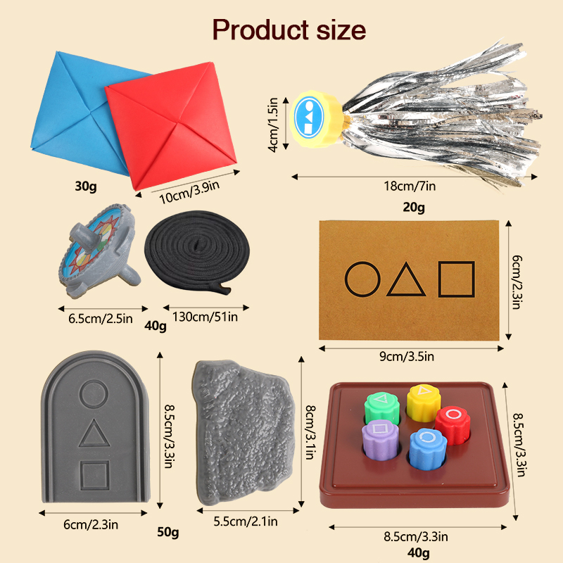 Korean Traditional Game Prop Set Stones Game Set Squid Game 2 ...