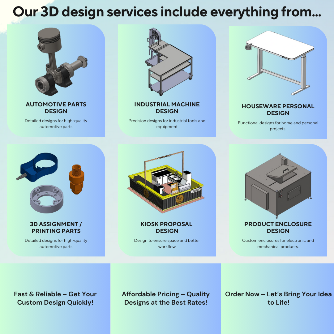 CATIA AND SOLIDWORKS 2D & 3D DRAWING/DESIGN SERVICE | Shopee Malaysia