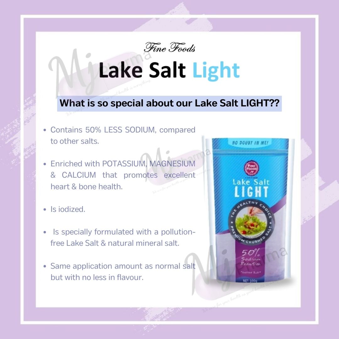Fine Foods Lake Salt Light Premium Crashed Iodized Salt 300g iodine ...