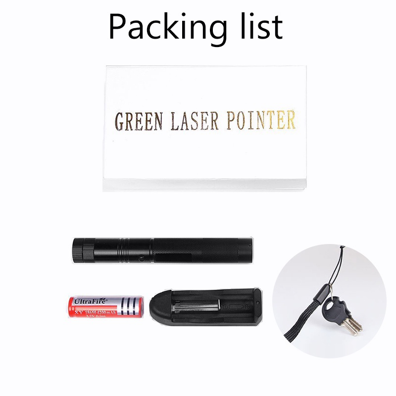 WIDETALENT Green Laser Pointer Laser Pen Rechargeable Visible Beam ...