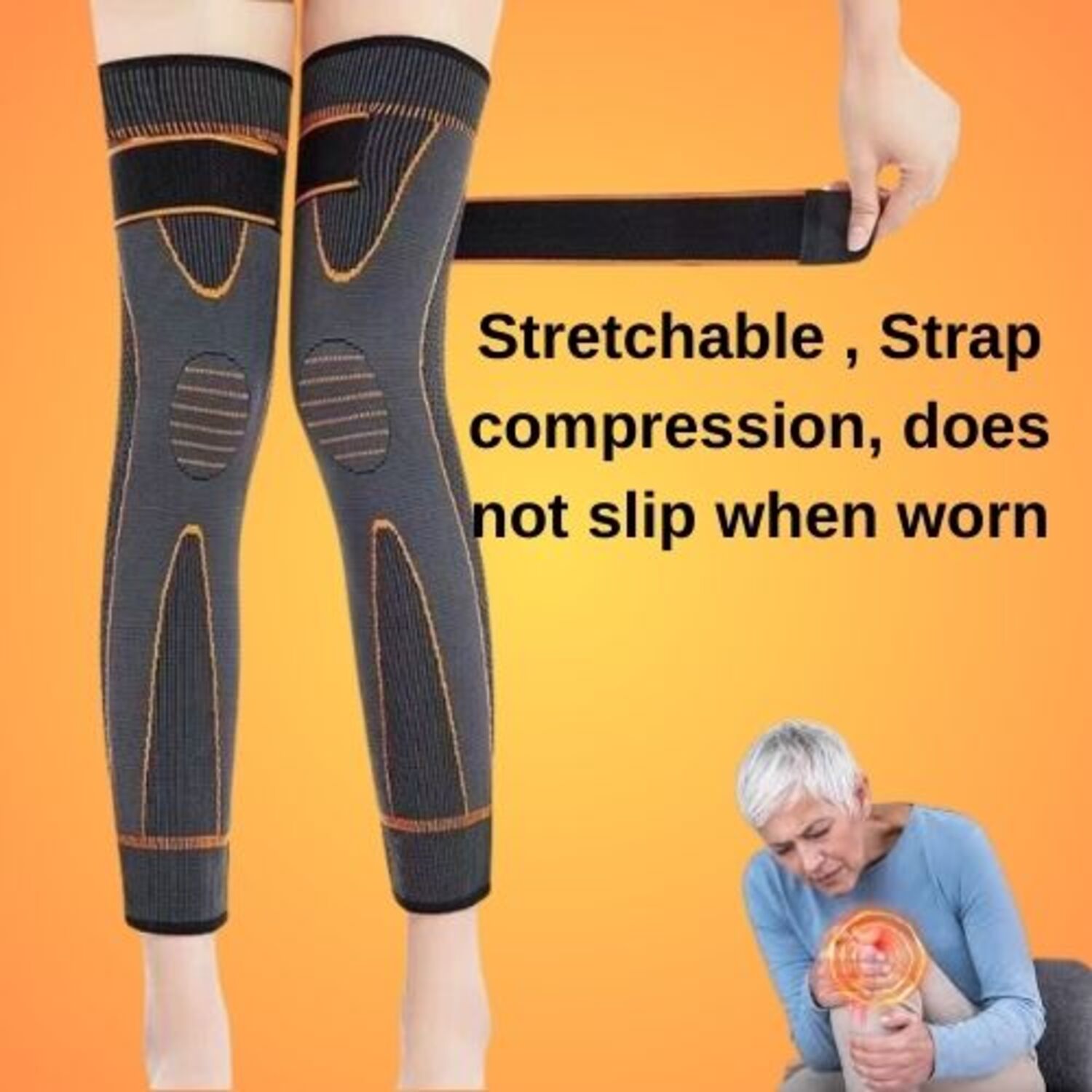 Knee Pain Relief Protector Anti-OSTEOARTHRITIS & Rheumatism Knee Guards ...