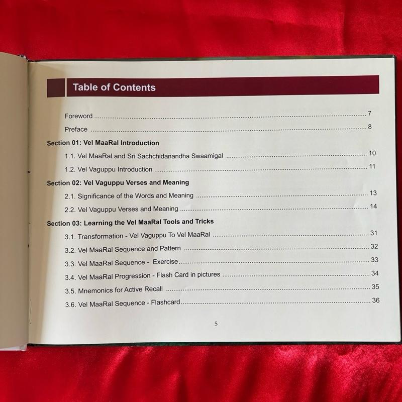 Vel MaaRal Murugan ( A step by step two guide to learning ) Hard Cover ...