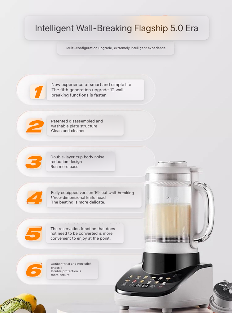 DOMENG Detachable base Model Blender Detachable Blade Heavy Duty ...