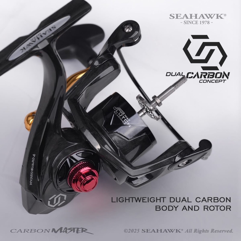 2025 New SEAHAWK Carbon Master Spinning Reel CarbonMaster Free Reel ...