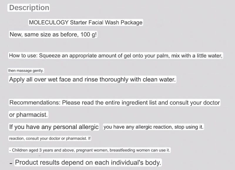 Moleculogy starter facial wash 100g | Shopee Malaysia