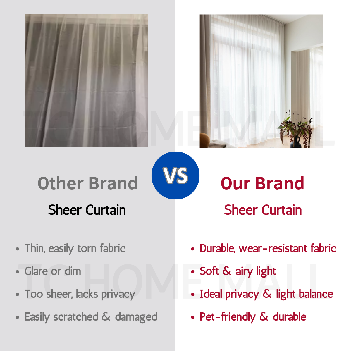 Sheer Curtain Sliding Door Langsir Putih Langsir Jarang Day Curtain ...