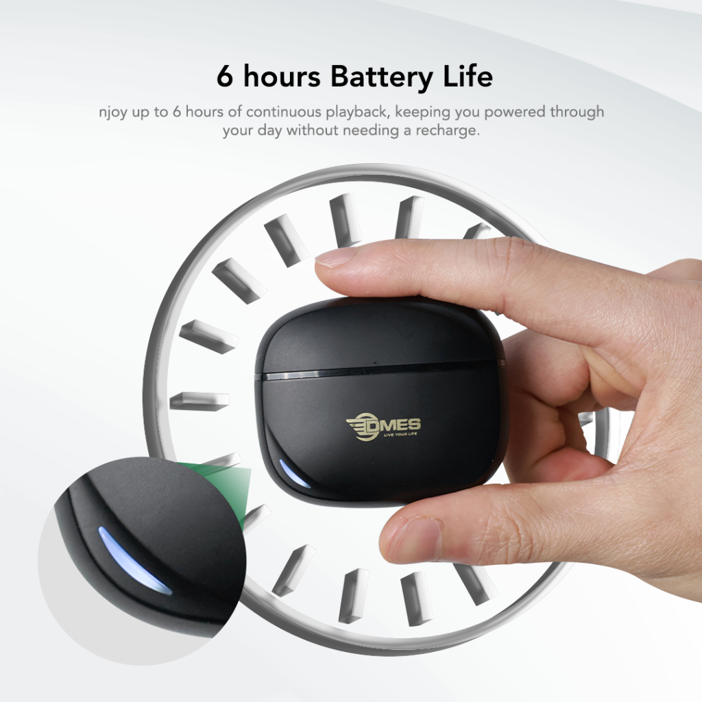 Dmes DE13 ANC Wireless Earbuds Bluetooth 5.3 ENC 4 Mic 60ms Low Latency ...