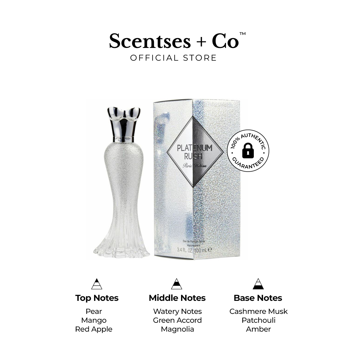 Paris Hilton Platinum Rush EDP 100mL | Original Perfume | Shopee Malaysia