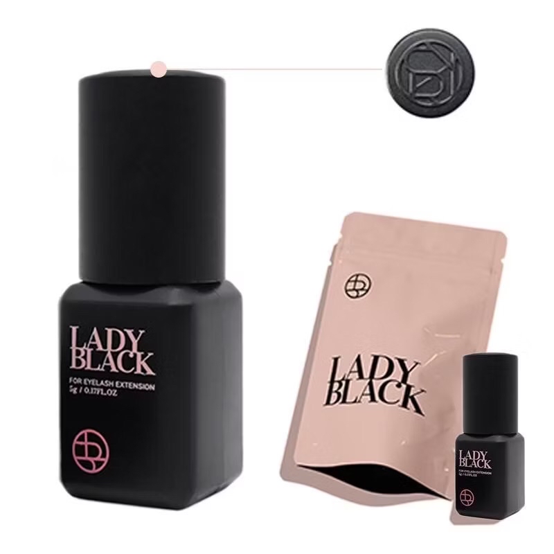 Lady Black 5ml | Eyelash Extensions Glue | Super Fast Drying In 2sec ...