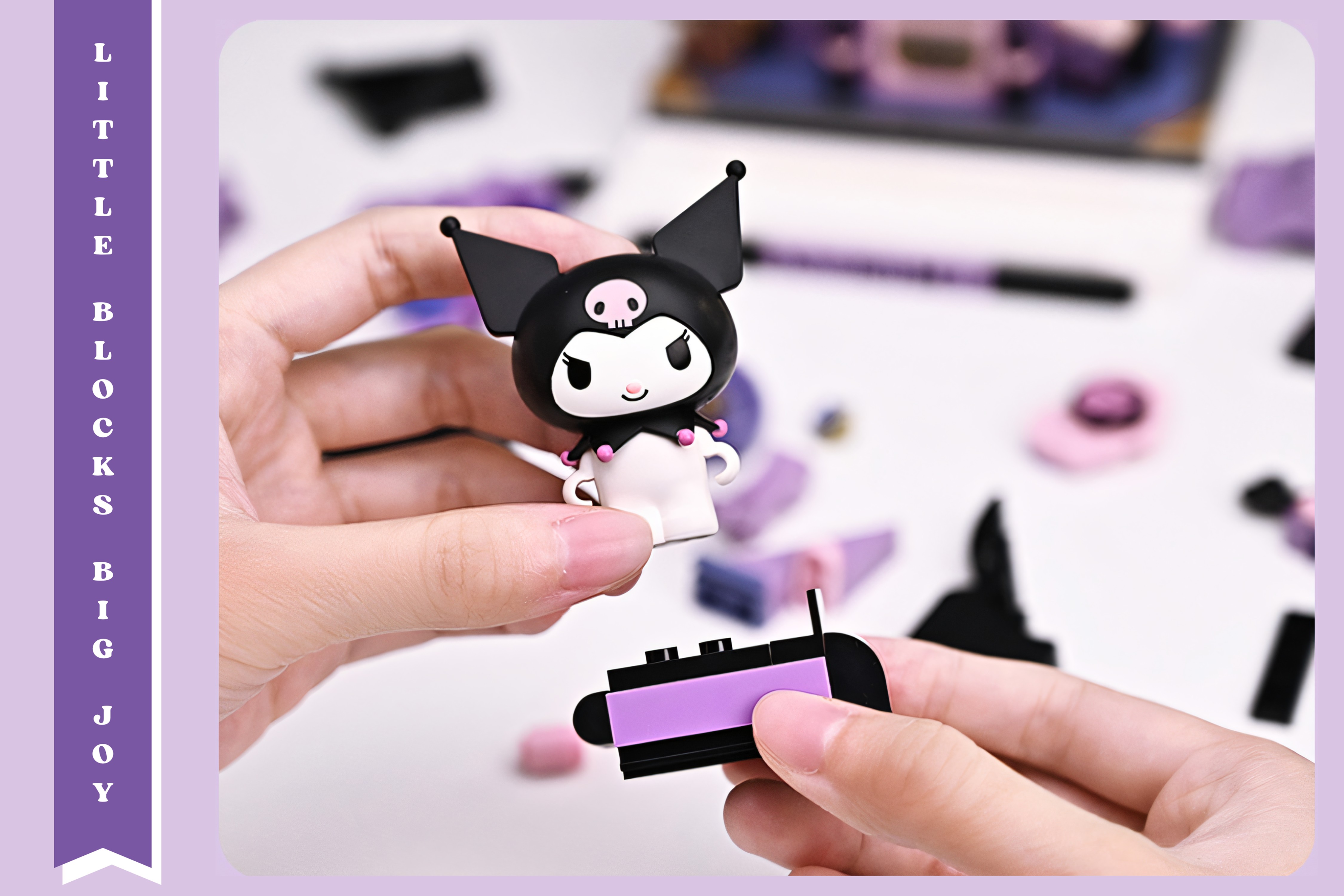 Keeppley Sanrio Series Kuromi Building Blocks The Girl Gift That Builds ...