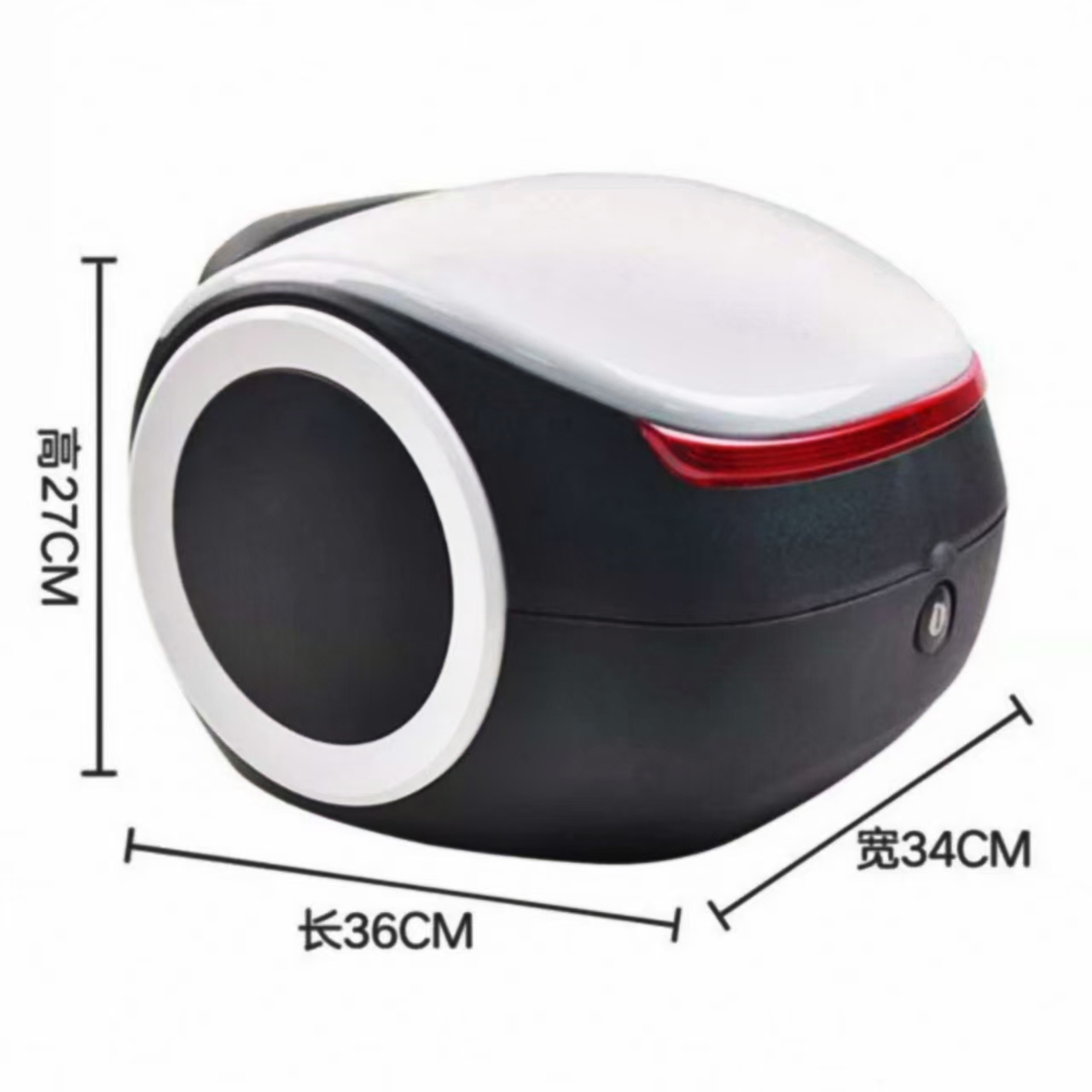 Combo Set Monorack Rapido Modenas Kriss MR3 Top Box Alien ABS Tail Box ...