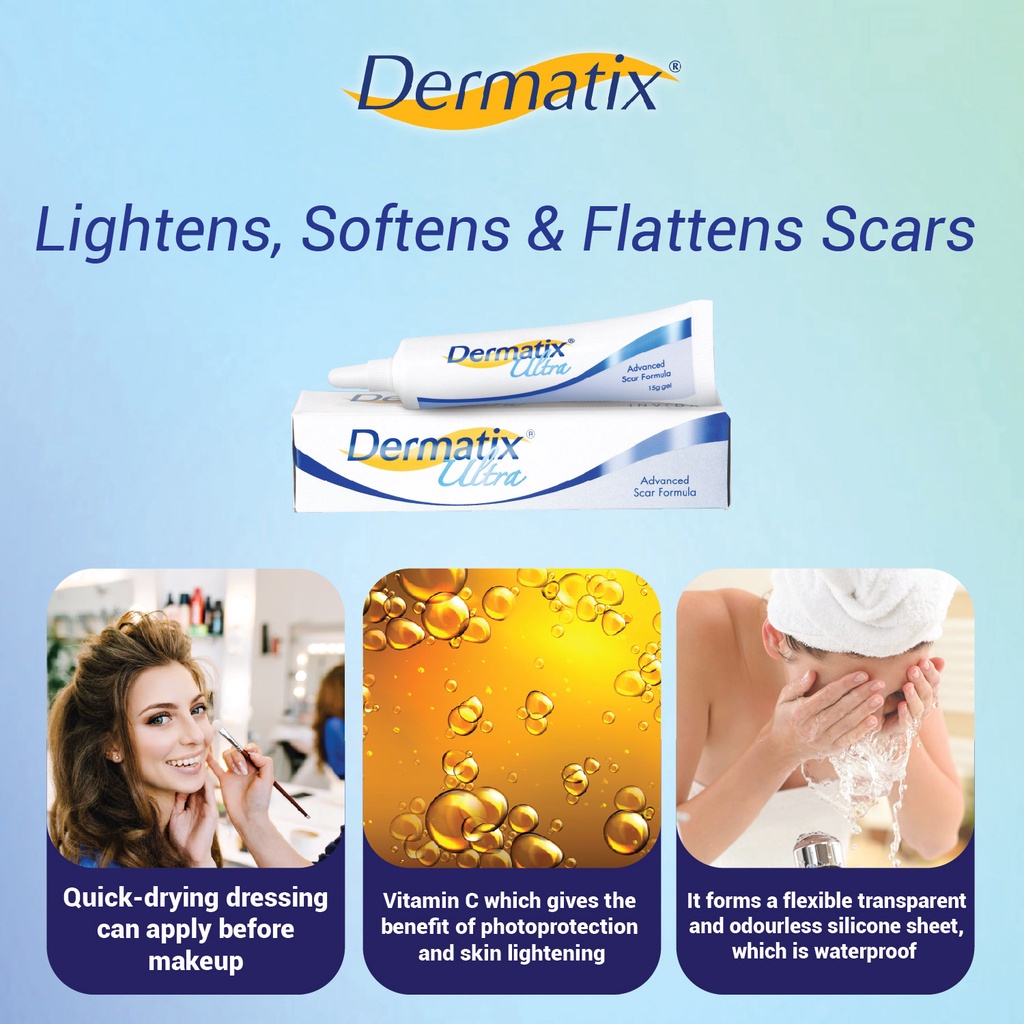 Original Dermatix ultra Scar Gel 15g,Dermatic Acne Scar Reduction Cream ...
