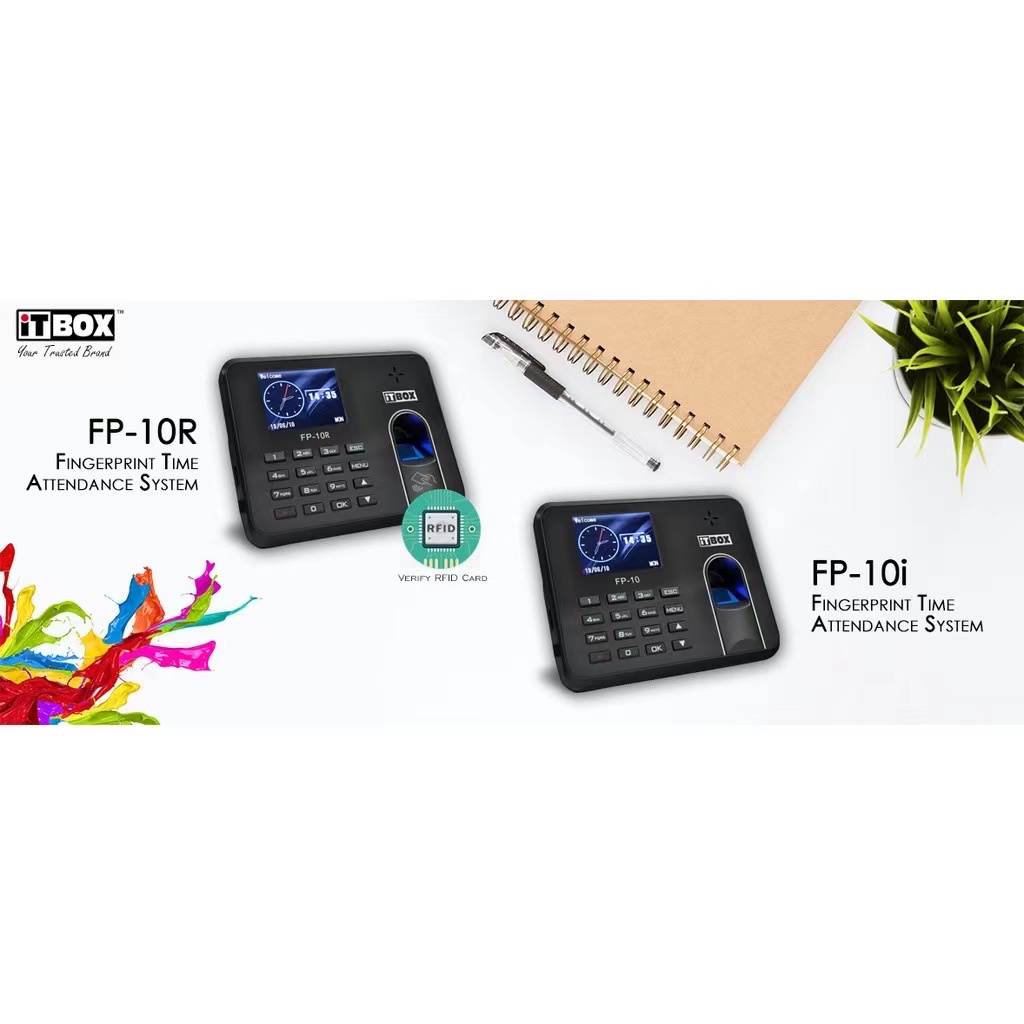 iTBOX FP-10 Fingerprint Thumbprint Time Attendance Machine | Mesin ...