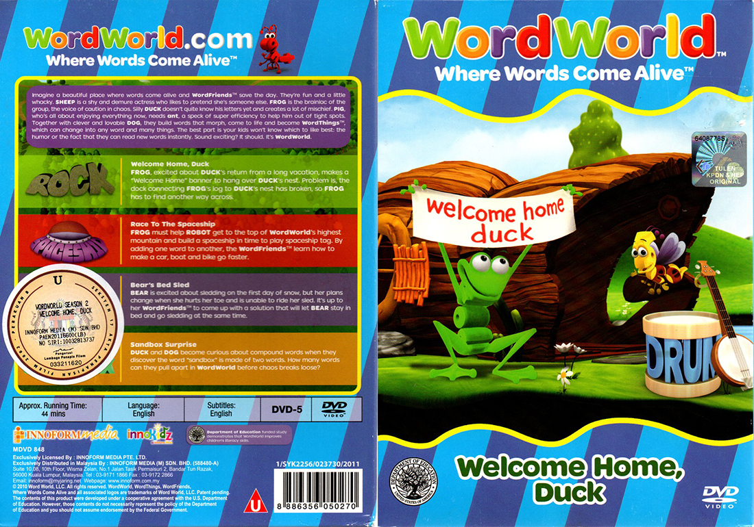 DVD Children Education Word World - Totally Terrific Duck / Welcome ...