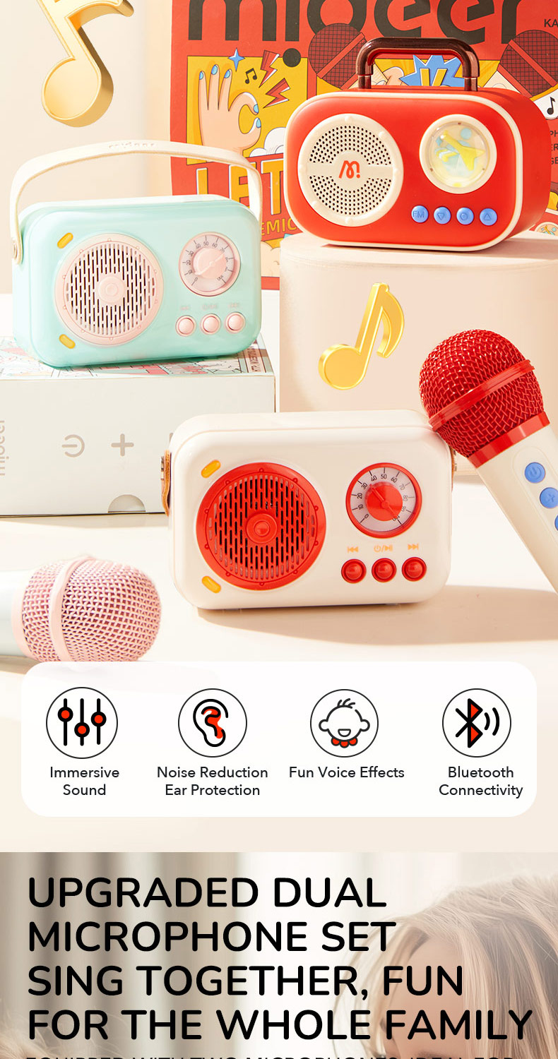 mideer Family Duet Karaoke Set | Shopee Malaysia