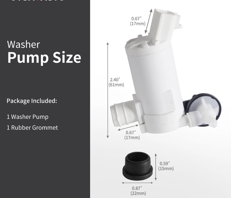 76806-SMA-J01 GENUINE PARTS WASHER (WIPER) TANK PUMP MOTOR 12V FOR USE ON: PERODUA,HONDA ...