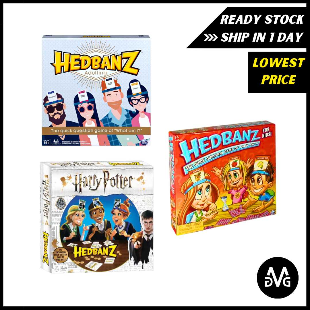 Hedbanz Board Game Card Game Guessing Who Am I Quick Question Kids ...