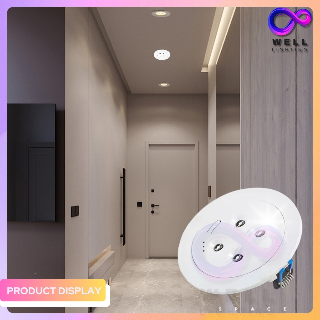 🔥Lampu Kecemasan Rumah Automatik🔥LED Emergency Light 5W LED Recessed ...