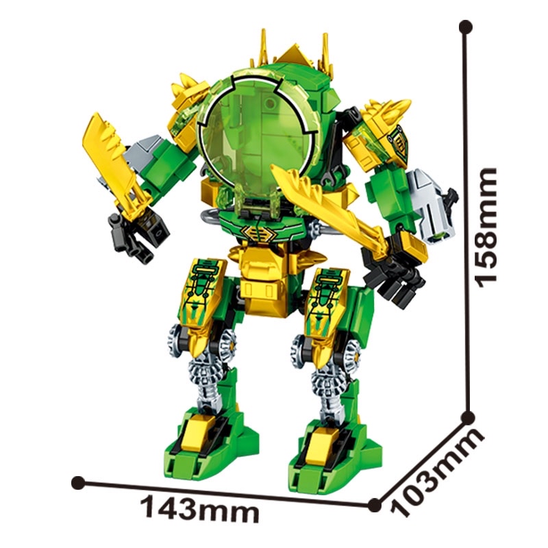Dark Horse Phantom Four Winged Dragon Flame Four Winged Mecha 4 in 2 ...
