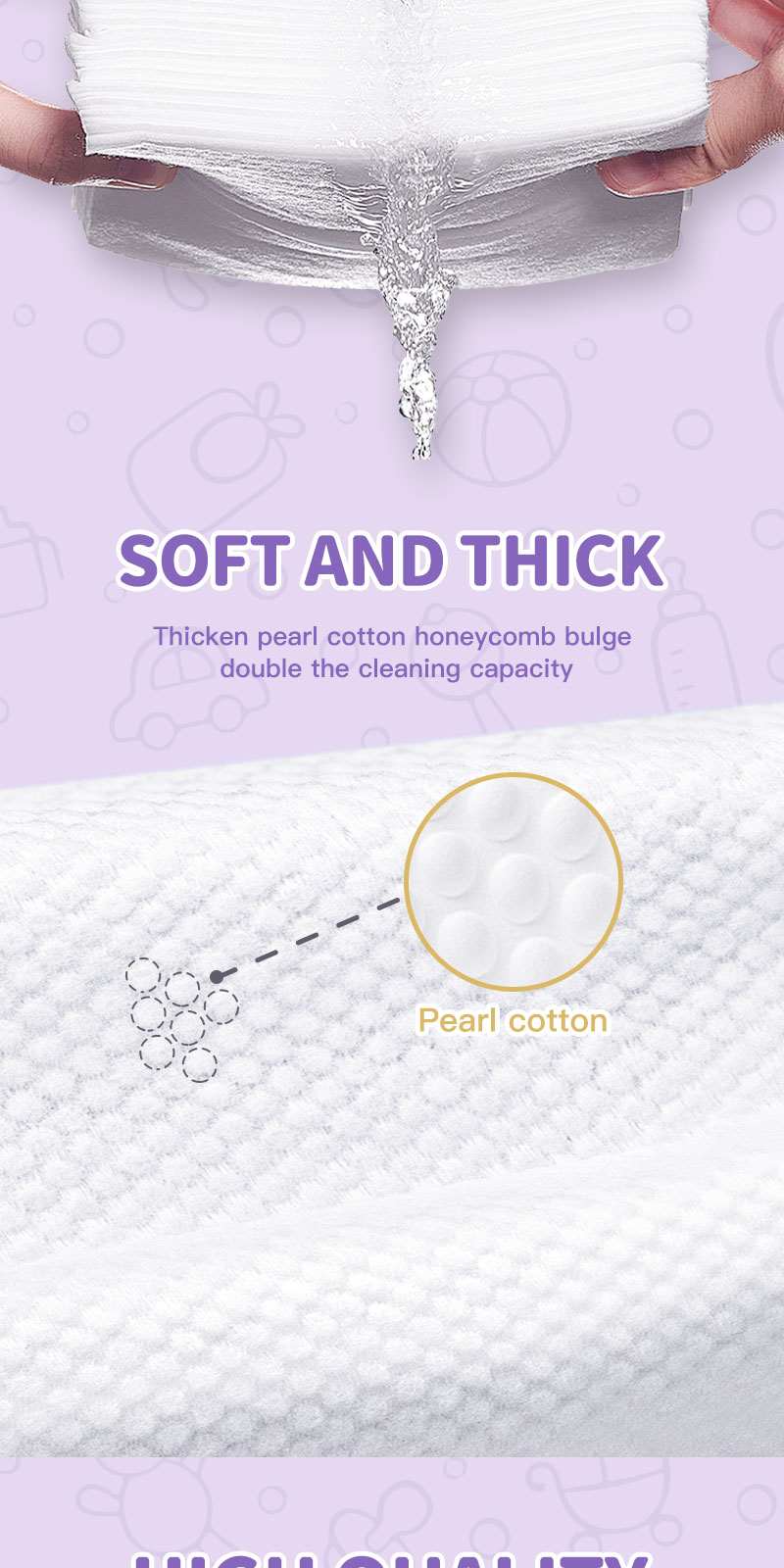 Unihope Fragrance Vitamin E Baby Wipes PH5.5 (1Packs=80 Pcs) | Shopee ...