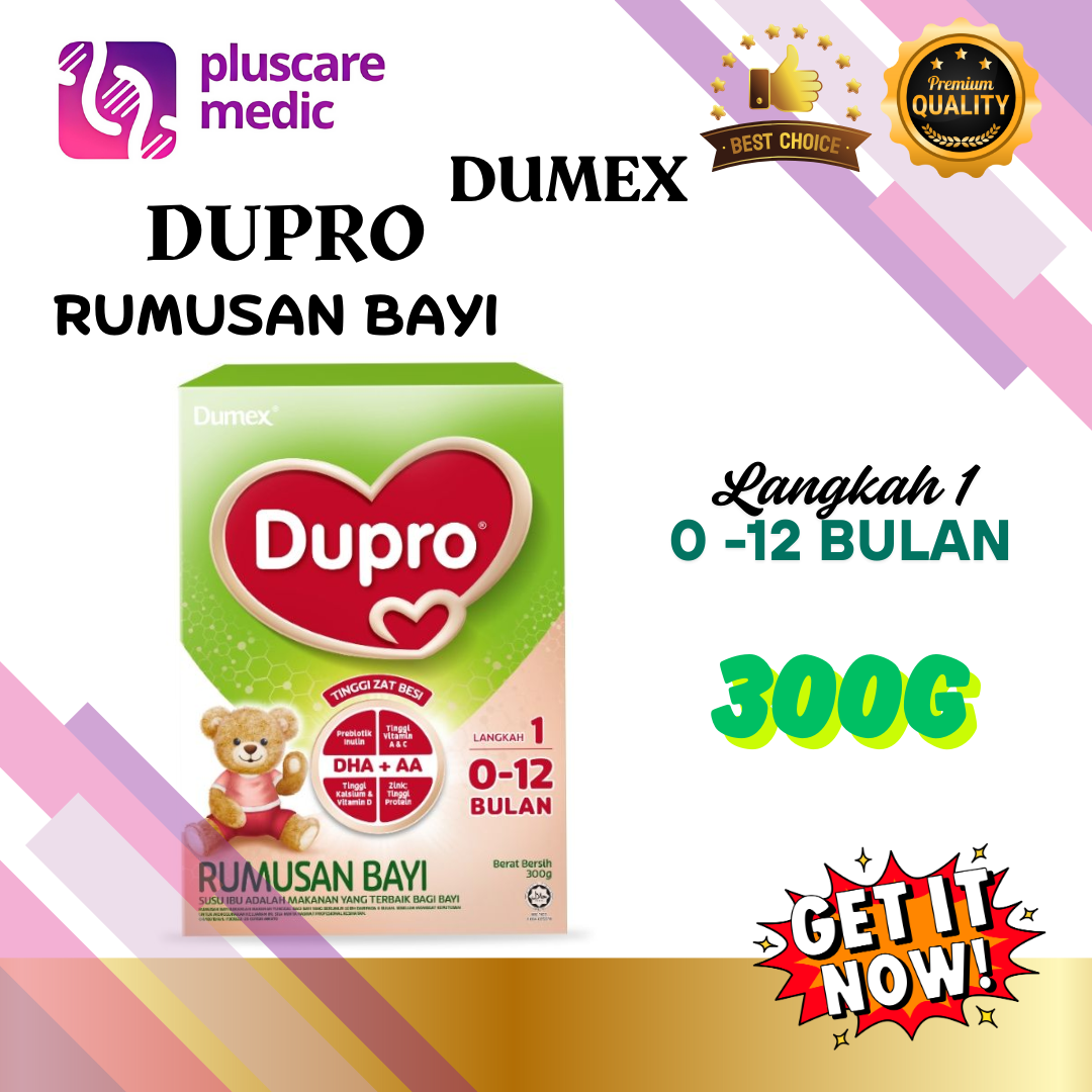 DUPRO LANGKAH 1(0-12 BULAN) -300G (EXPIRY- SEPTEMBER/NOVEMBER 2026) READY STOCK! | Shopee Malaysia