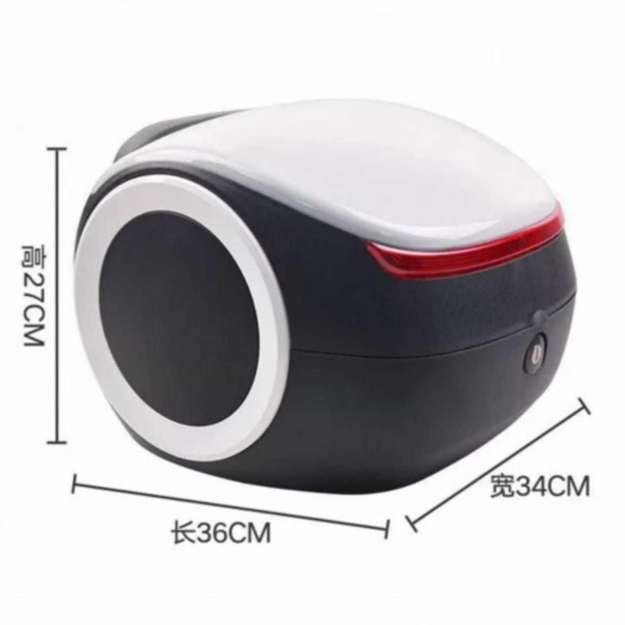 BOX ALIEN / BOX SIPUT 35L ABS + MONORACK RAPIDO HONDA WAVE 125S COMBO ...