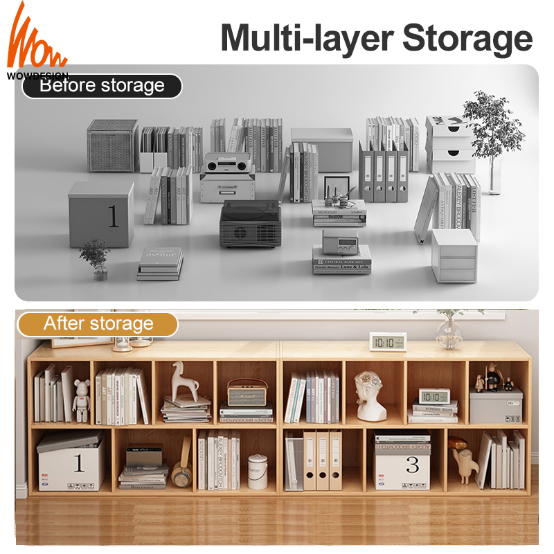 Book Rack 5/7 Grid Almari Buku Book Cabinet Storage Cabinet Storage ...