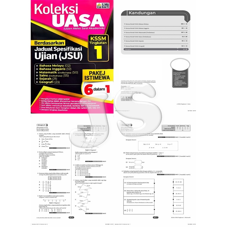KOLEKSI KERTAS MODEL UASA TINGKATAN 1 2 3 | KOMPILASI KERTAS MODEL ...
