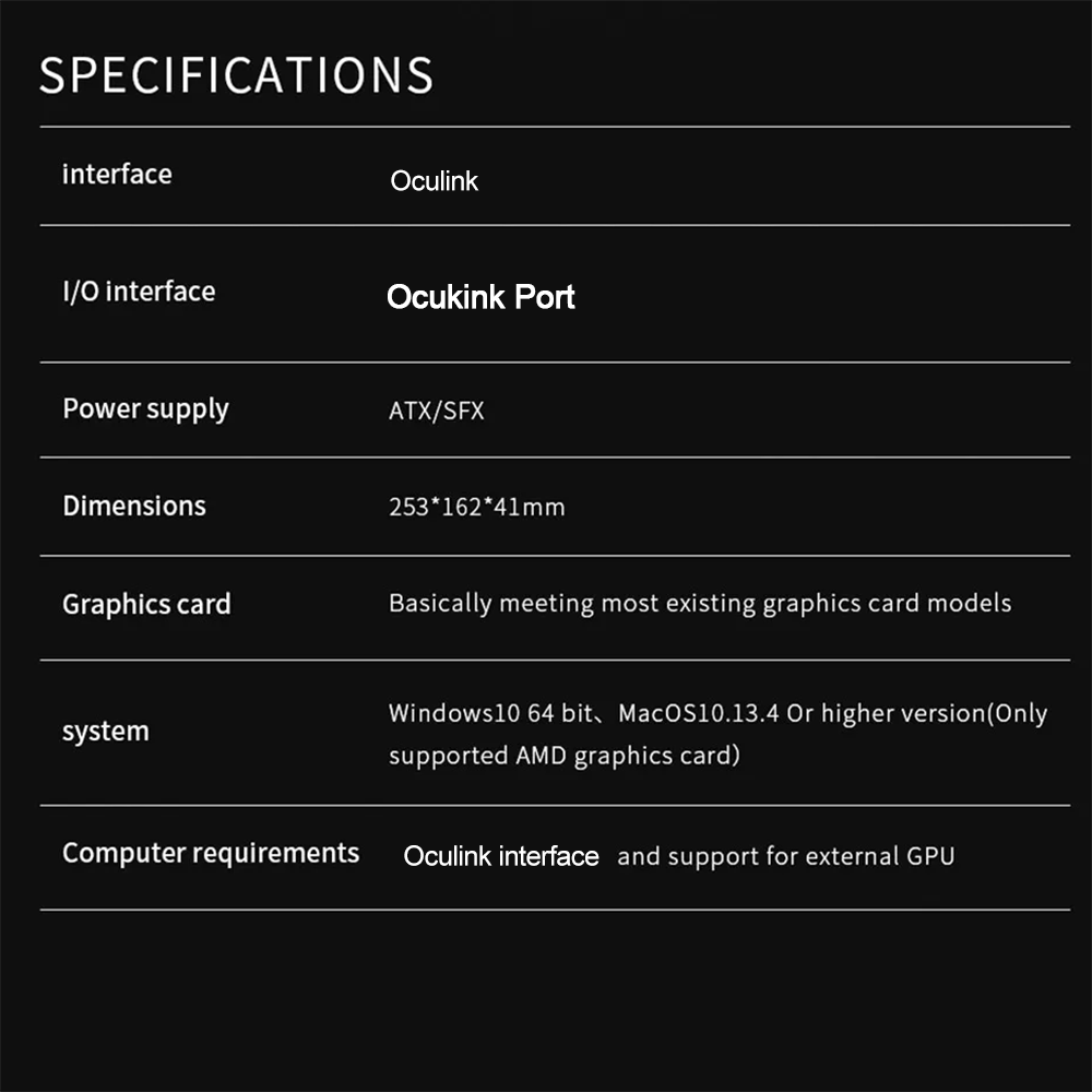 Peladn Link-S2 Oculink Graphics Card Docking Station For Laptop MINI PC GPU Dock | Shopee Malaysia