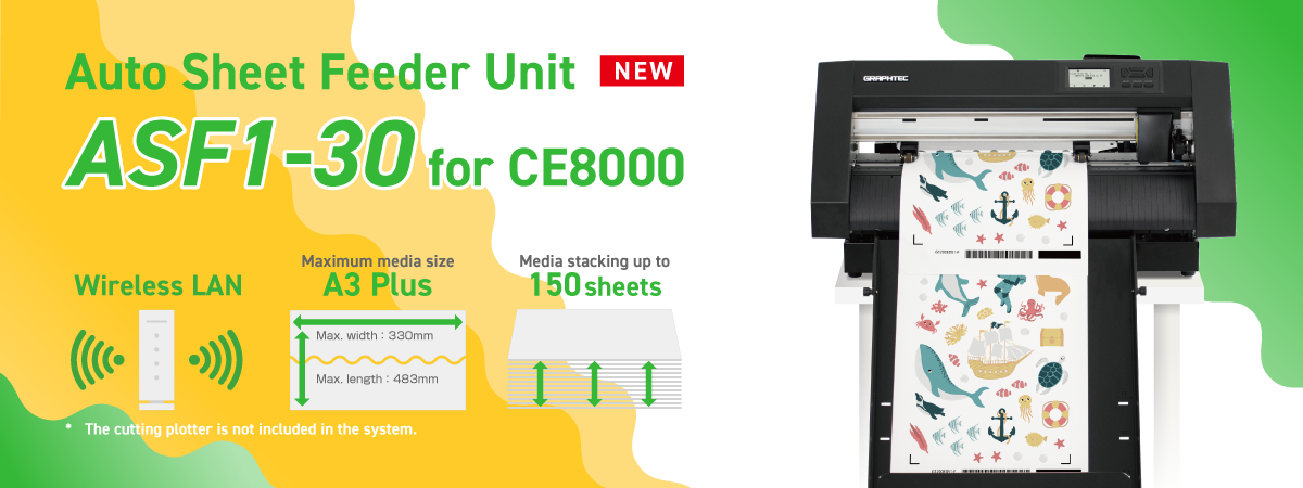 AUTO FEEDER CUTTING STICKER GRAPHTEC CE8000-40 ASF1-30 MALAYSIA ...