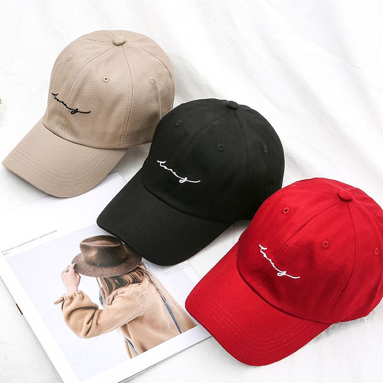 Stok Sedia Ada Korean Topi Besbol Bersulam Corak Gelombang Fesyen Cap ...