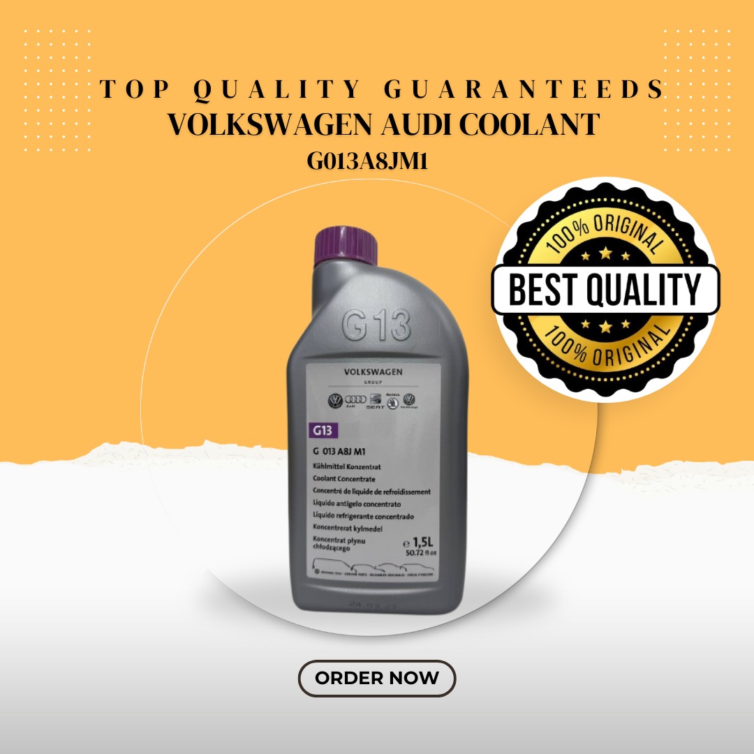 100% ORIGINAL VOLKSWAGEN COOLANT, AUDI COOLANT SKODA COOLANT ( G13 ) 1.5LITRE ( G013A8JM1 ...
