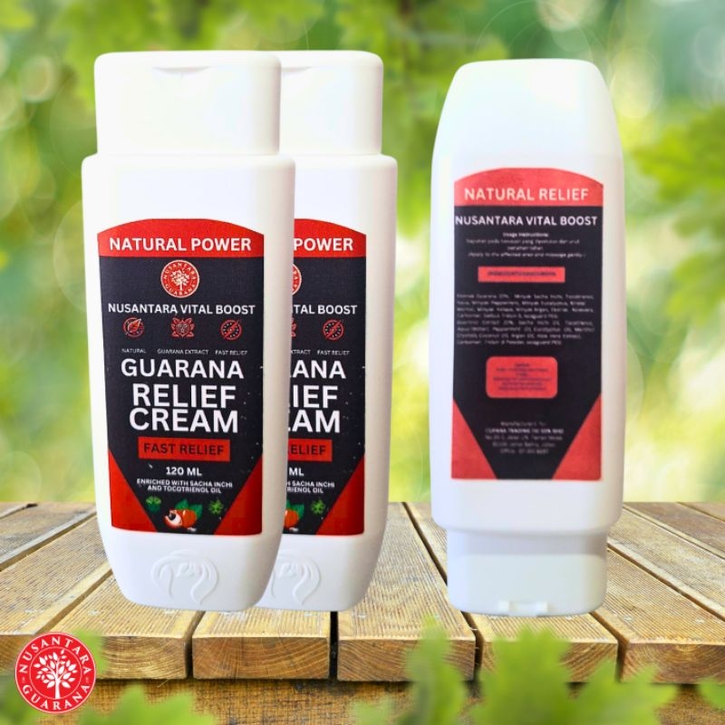 Nusantara Guarana Vital Boost Relief Cream | Shopee Malaysia