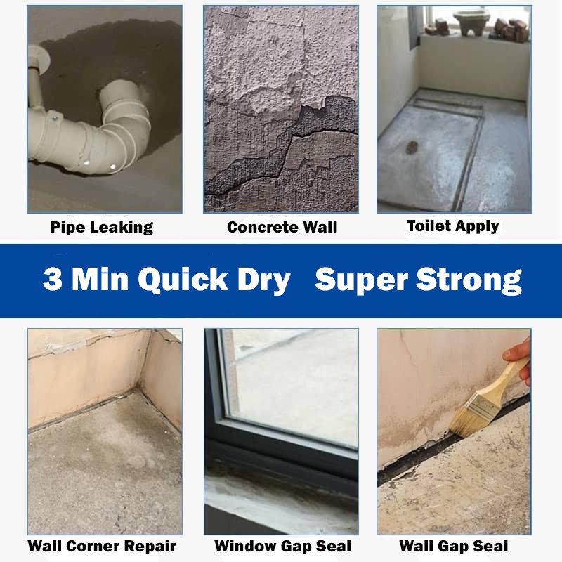 Quick Dry Cement (Waterproof) as fast as 3 minutes/ Simen Kalis Air ...