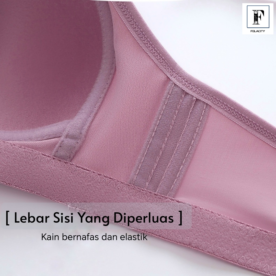 Bra Women Plus Size Full Cup Wireless BC Cup 36-46 Baju Dalam Wanita ...