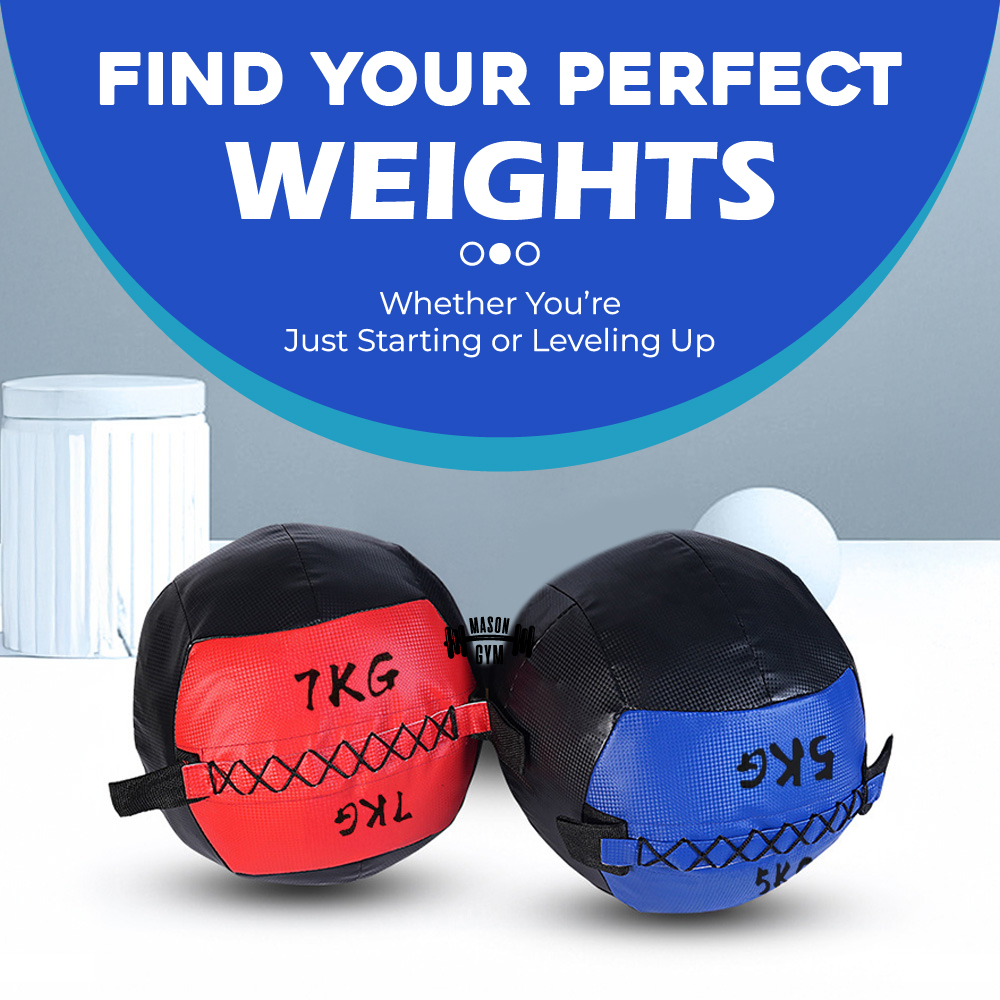 Soft Wall Ball Bola Gym Weight Ball Gym Equipment Hyrox Wall Ball ...
