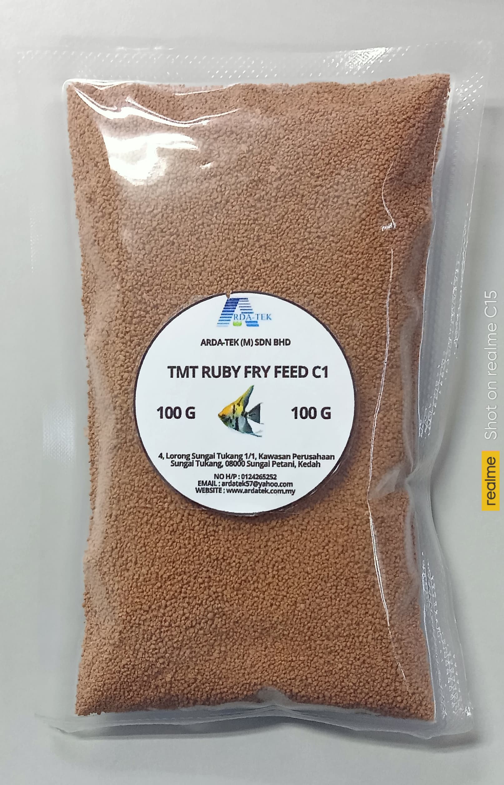 TMT RUBY FRY FEED C1 X 100 G / MAKANAN IKAN / FLOATING / TIMBUL / GUPPY ...