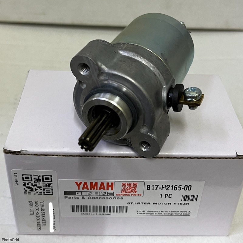 STARTER MOTOR Y15 THAILAND QUALITY AA 100% STATER MOTOR STD STANDARD ...