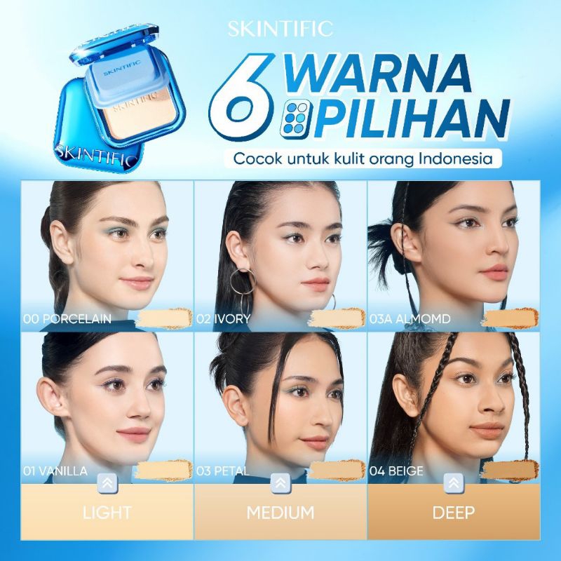 SKINTIFIC POWDER FOUNDATION ( Ori ) | Shopee Malaysia