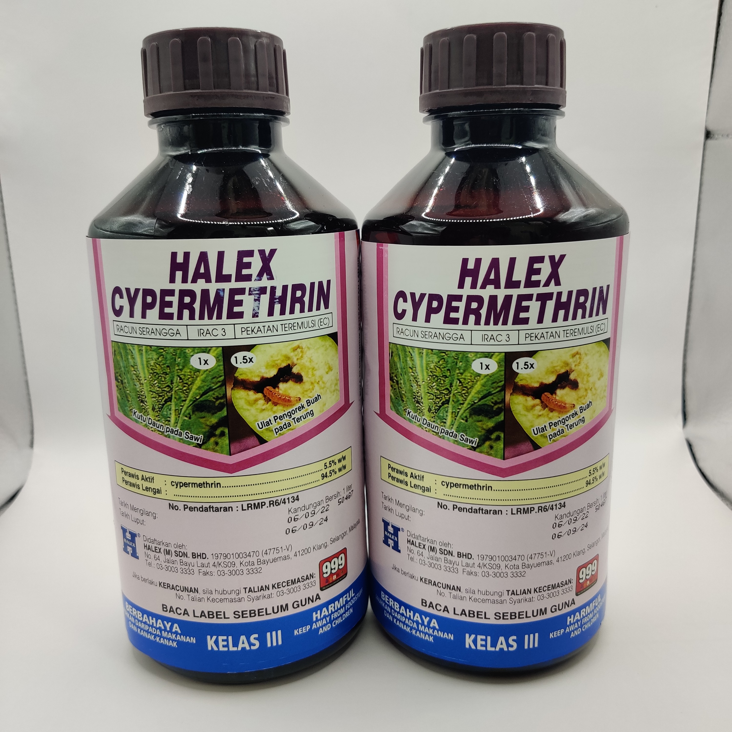 Racun Serangga Cypermethrin Cyperlex 25% lalat putih bena hijau ulat ...