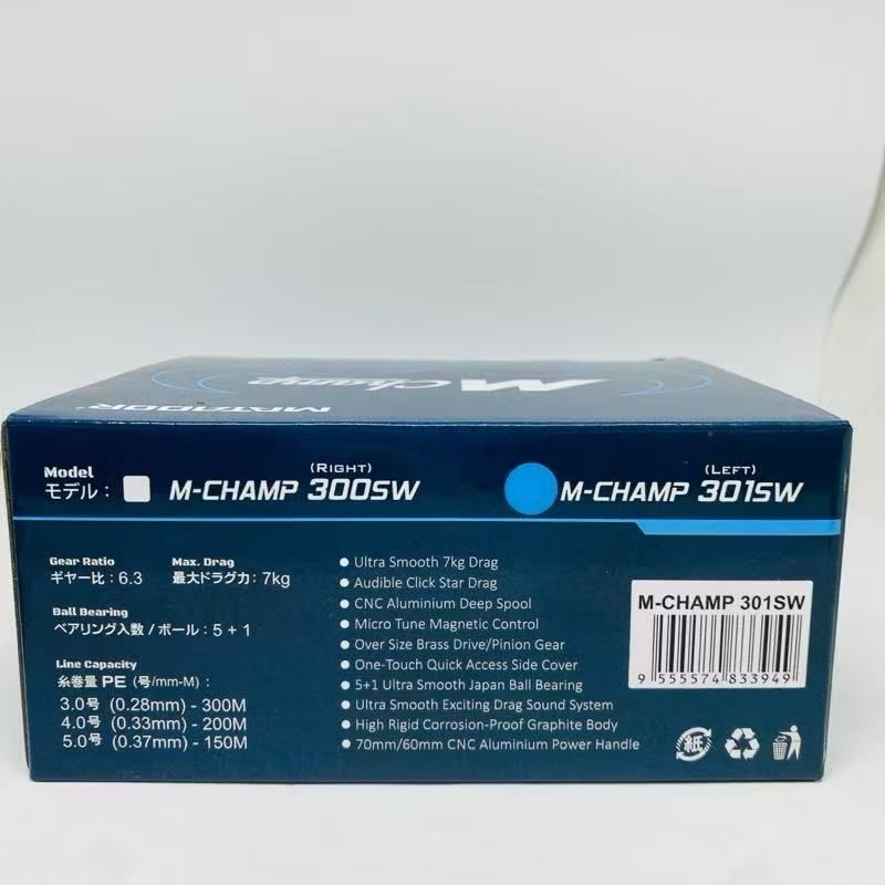 GAWAS MATADOR M CHAMP 301SW BAITCASTINGJIGGING REEL | Shopee Malaysia