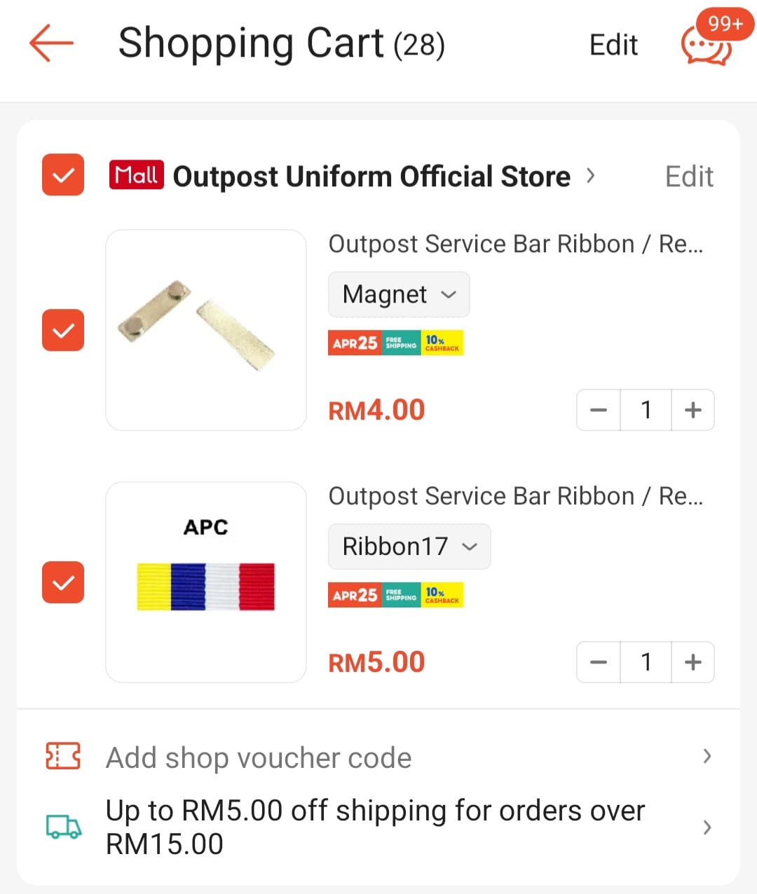 Outpost Bar Ribbon / Reben Bar Pin Atau Magnet (1 - 16) - SIAP 4 HARI ...
