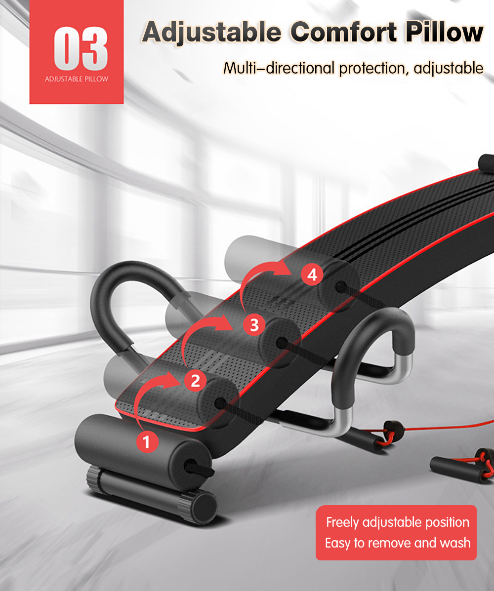 🔥2025 NEW🔥 Foldable Sit Up Bench Chair Six Packs Abdominal Equipment ...