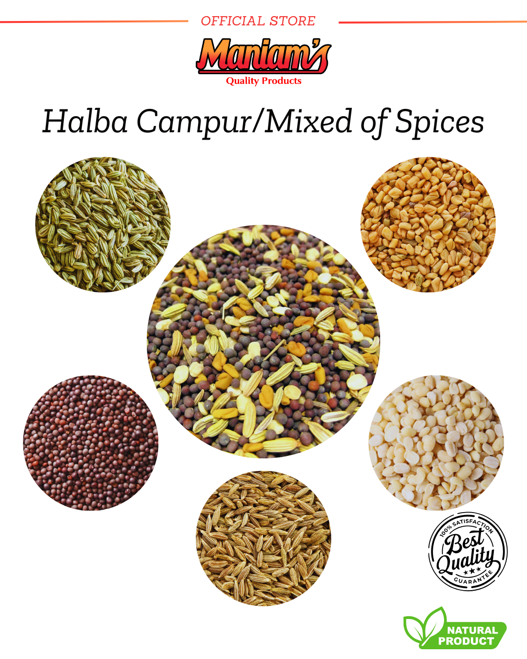 Halba Campur / Mixed of Spices (500g/1kg) | Shopee Malaysia