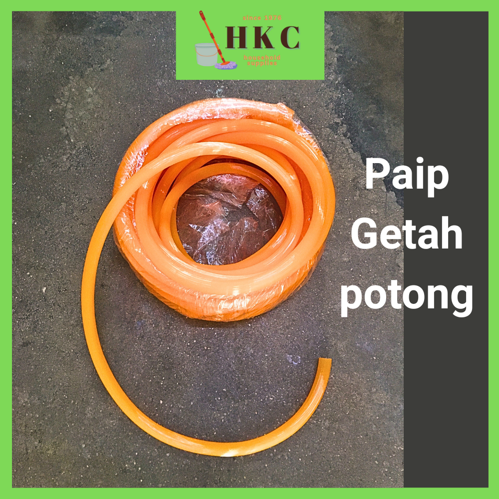 Paip Getah Bilik Air tandas Paip meter Gardening Rubber Hose Orange ...