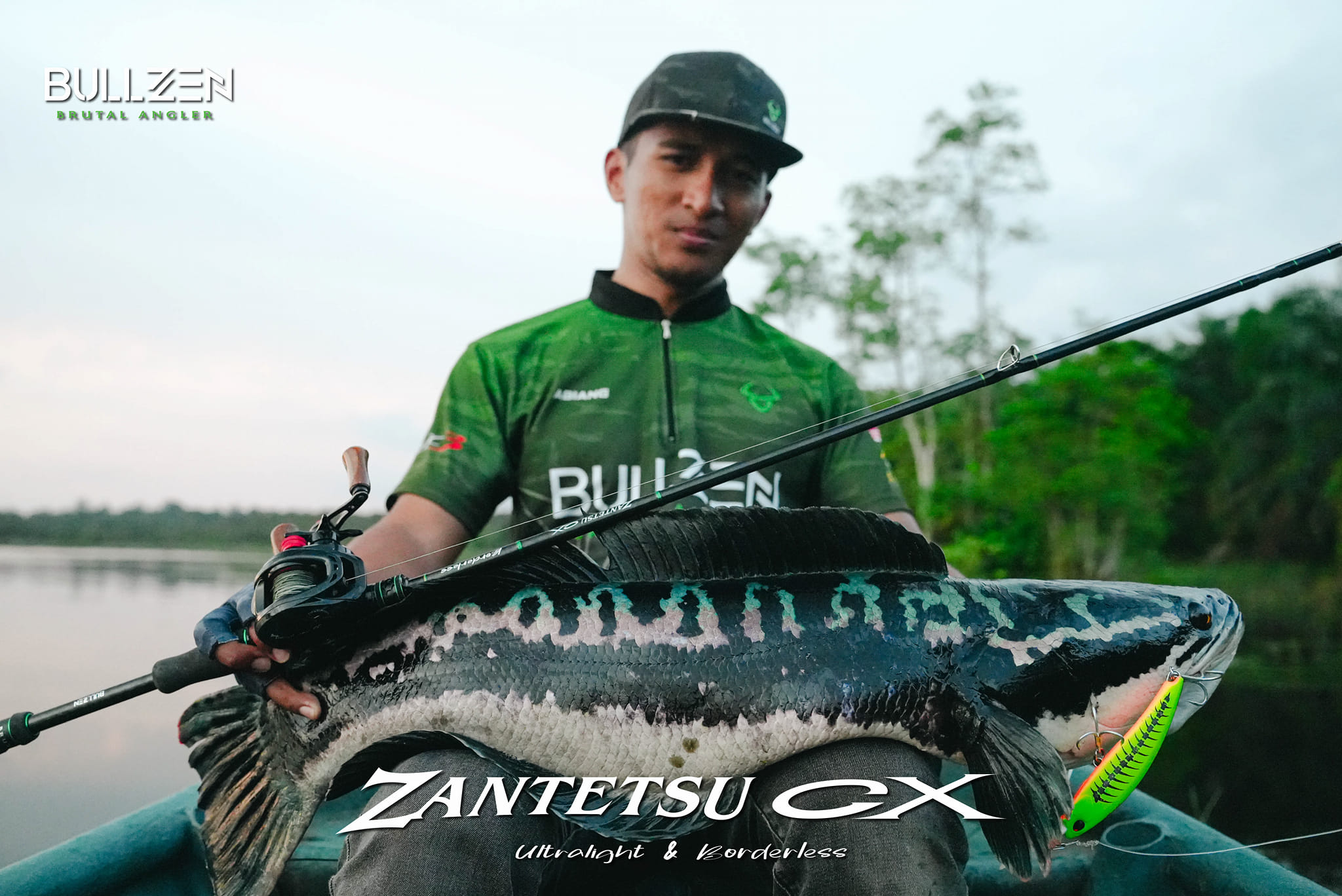 BULLZEN Zantetsu CX Ultralight Borderless Baitcast & Spinning Rod BC ...