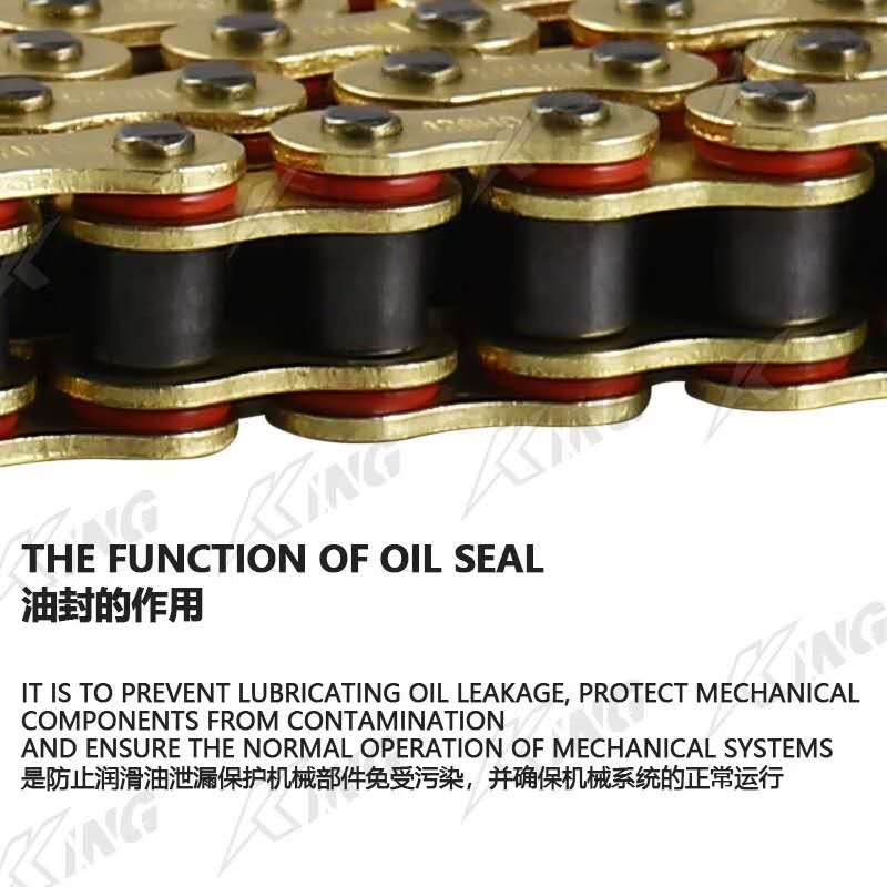 RANTAI O-RING YAMAHA MOTOR 415 428HO HEAVY DUTY 132L O'RING GOLD CHAIN RANTAI EMAS CHAIN ...