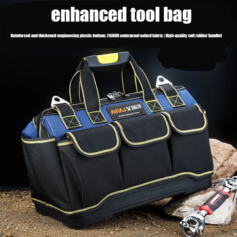 13" 16" 19" 21" 23" ABS Tool Bag Heavy Duty Tools Bag Electrician Tool ...