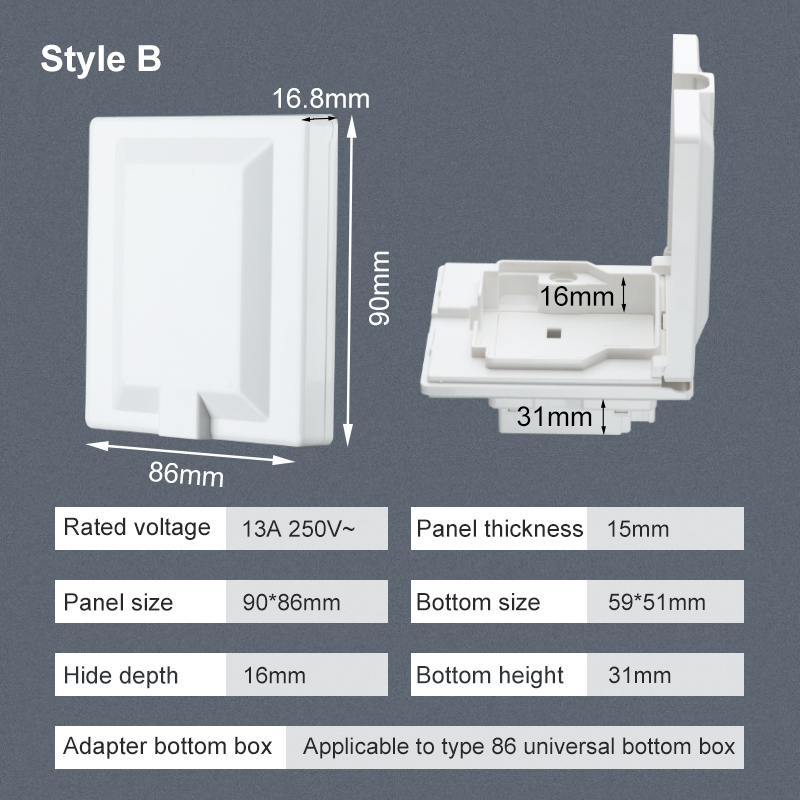 [Ready Stock MY] Hidden Waterproof Socket IP66 - For Fridge Lights ...