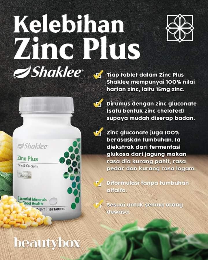 💯Authentic --- Shaklee Zinc Plus™ - 120 tablets 🔥Ready Stock🔥 | Shopee ...